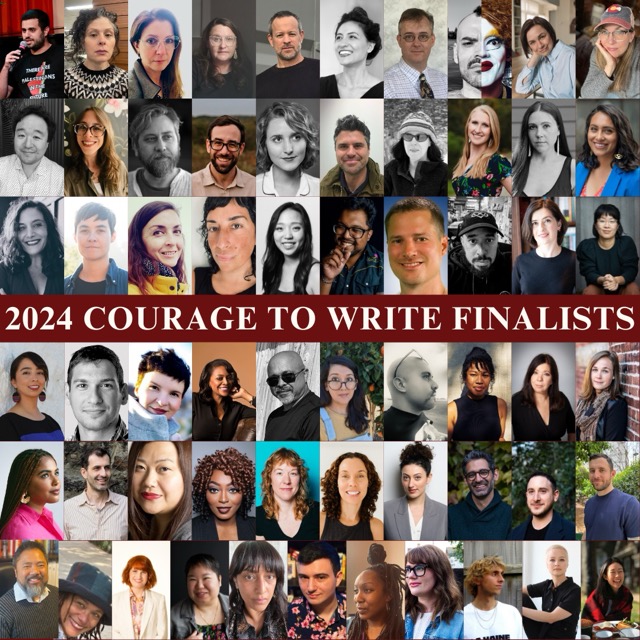 Congratulations 2024 COURAGE to WRITE Finalists! | The de Groot Foundation