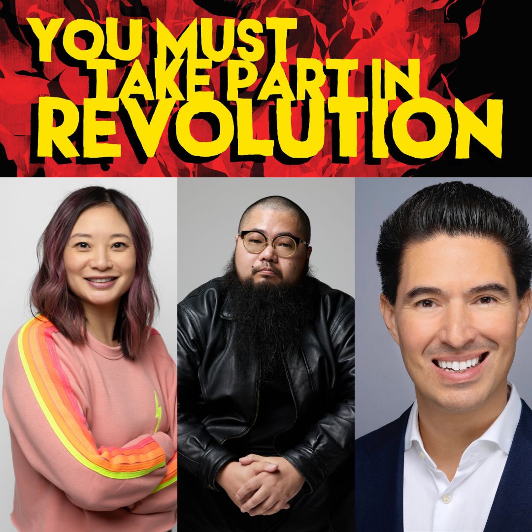 Melissa Chan and Badiucao at the Miami Book Fair | The de Groot Foundation