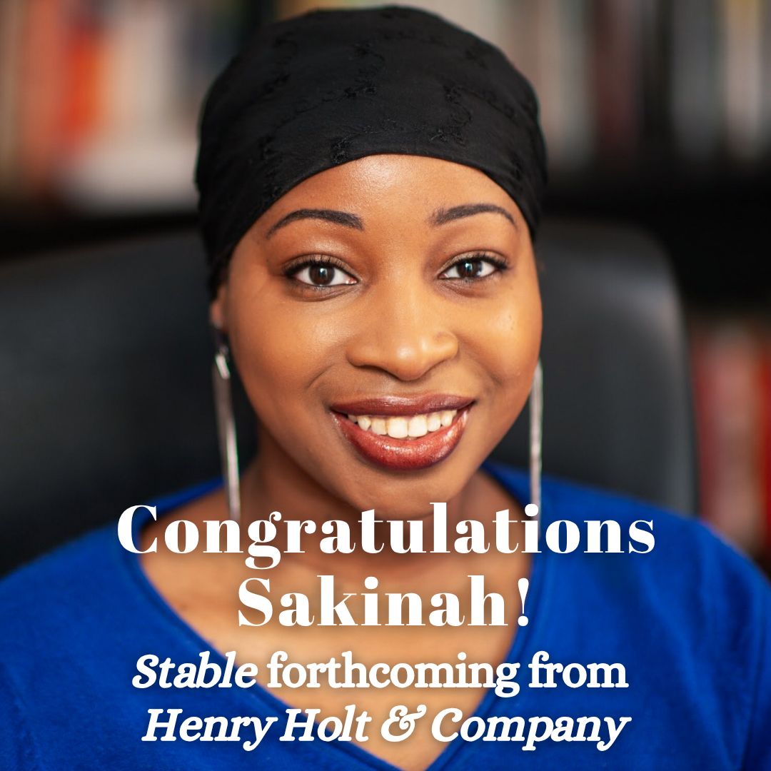 Sakinah Hofler's "Stable" is forthcoming from Henry Holt & Company! | The de Groot Foundation